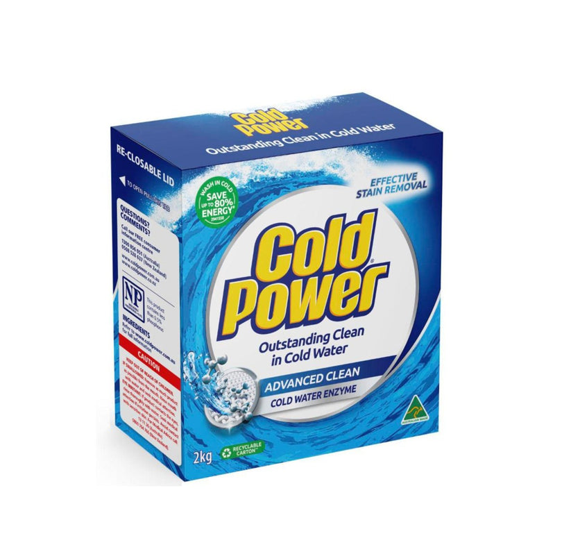 Cold Power Advanced Clean Laundry Washing Powder Detergent 2kg – Brands ...