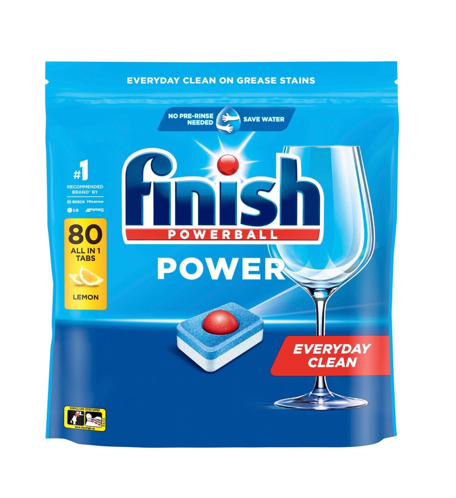 Finish Power Lemon Dishwashing Tablets - 80 Pack – Brands Establishment