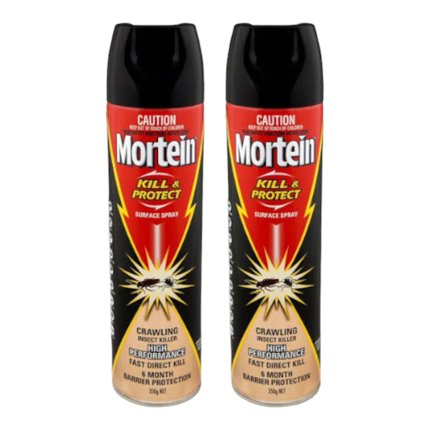 2 Pack Mortein Kill and Protect Surface Spray 350g – Brands Establishment