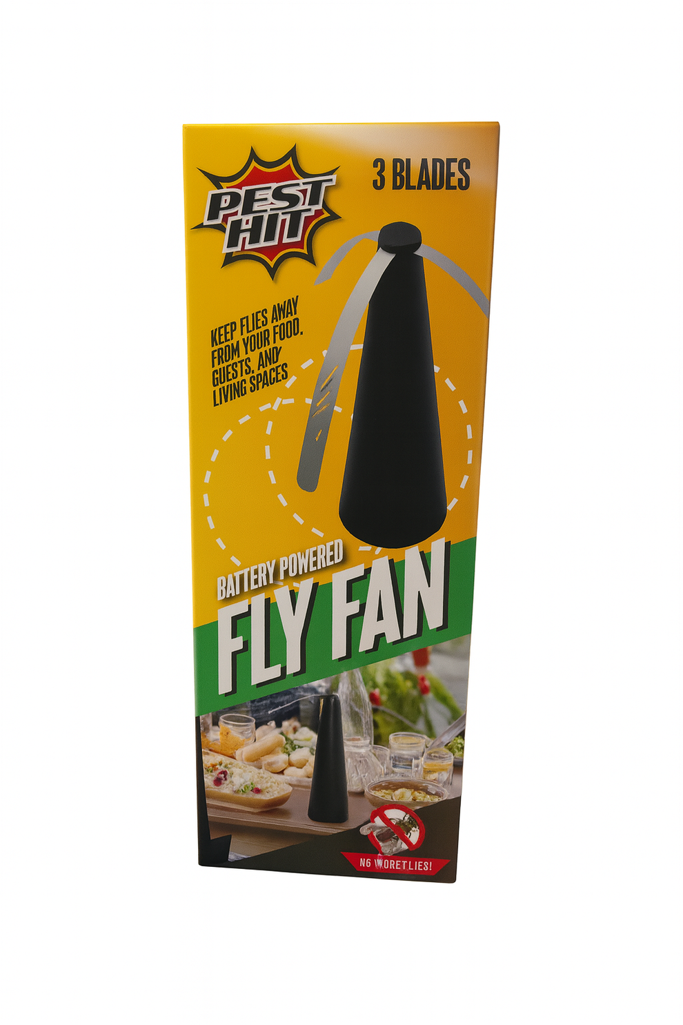 Pest Hit Battery Powered Fly Fan 3 Blade Design – Brands Establishment