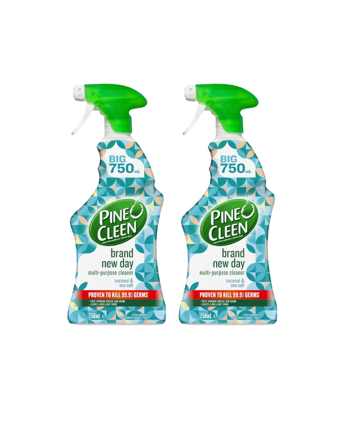 2pk Pine O Cleen Coconut & Sea Salt Cleaning Disinfectant Cleaning Spr ...